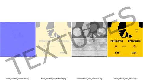 방사성 폐기물 배럴 3d 모델 29 3ds Blend C4d Fbx Max Ma Lxo Obj Free3d