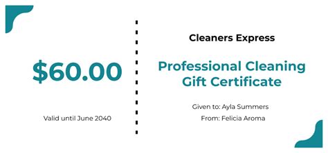 Free Professional Cleaning T Certificate Template To Edit Online
