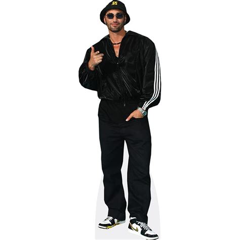 Bilall Fallah Black Outfit Cardboard Cutout Celebrity Cutouts