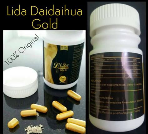 Lida Daidaihua Gold Weight Loss Capsule Lida Daidaihua Gold Slimming