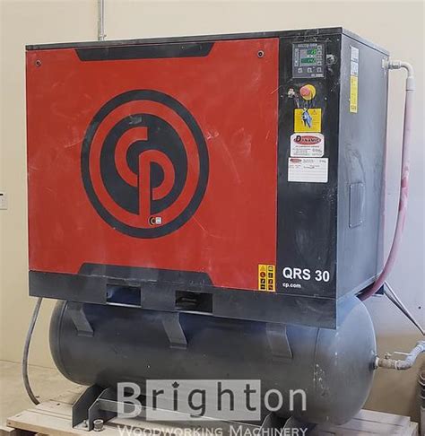 Used 2018 Chicago Pneumatic Qrs 30 Hpd Used Rotary Screw Compressor