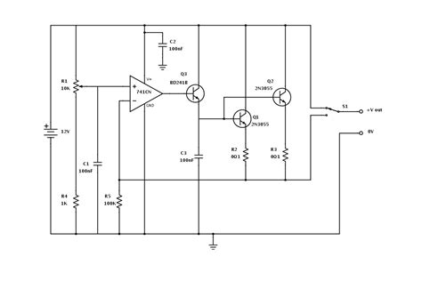 Variable Voltage Regulator Circuit Diagram