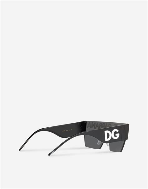 Dg Logo Sunglasses In Black For Men Dolceandgabbana® Us