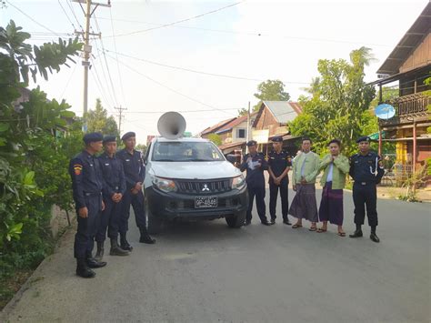 မင်းတုန်းမြို့တွင် မုန်တိုင်းအန္တရာယ် အသိ‌ပေးနှိုးဆော်ချက် လှည့်လည်ကြေညာ Information And
