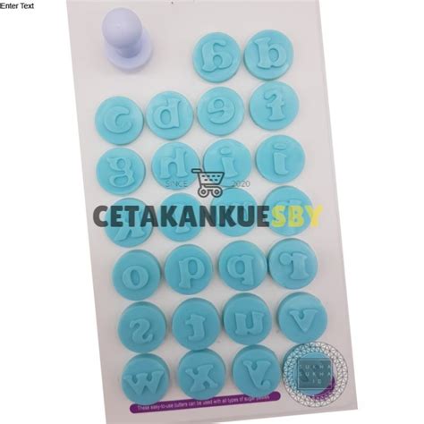 Jual Cks Cetakan Fondant Clay Huruf Abc Stempel Kecil Stamp Cutter Embosser Shopee Indonesia