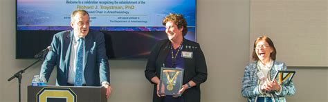 New Endowed Chair For Anesthesiology Bolsters Campus Innovation And
