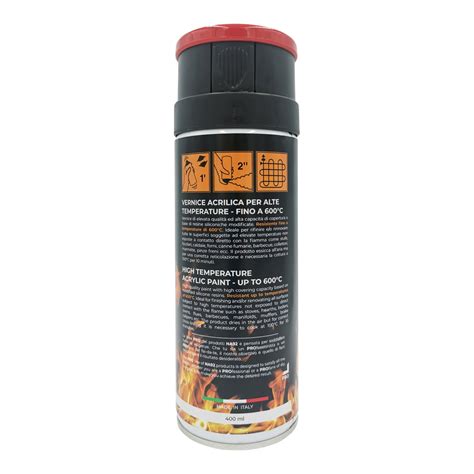 Vernice Acrilica Spray Alta Temperatura NA PRO Rosso Fercolor