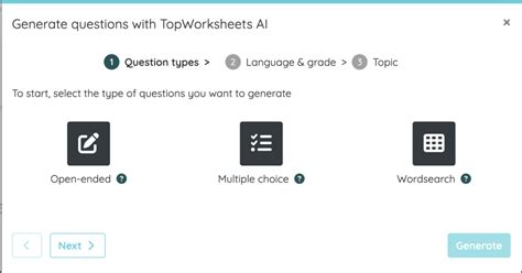 Help On TopWorksheets AI Features TopWorksheets