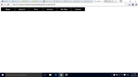 Cần Giúp Về Thanh Menu Ngang Trong Html Programming Dạy Nhau Học