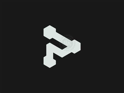 Triangle Shaped Connecting Intersection Logo Branition