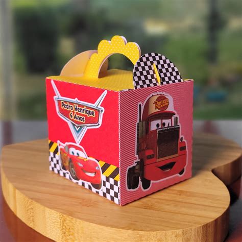 Kit Festa 16 Caixas Cars Relâmpago Mcqueen no Elo7 Personalizados da