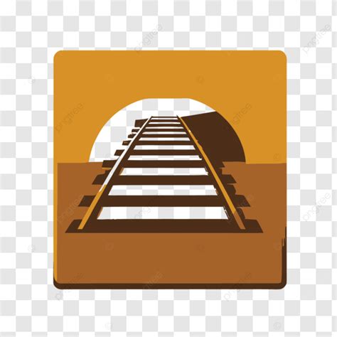 기차 선로 이미지가 있는 레일 아이콘 벡터 흰색 바탕에 철도의 단순한 다채로운 아이콘 그림자 없음 작은 프레임 중앙 Png 일러스트 및 벡터 에 대한 무료 다운로드