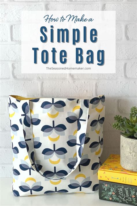 Simple Tote Bag Tutorial Artofit