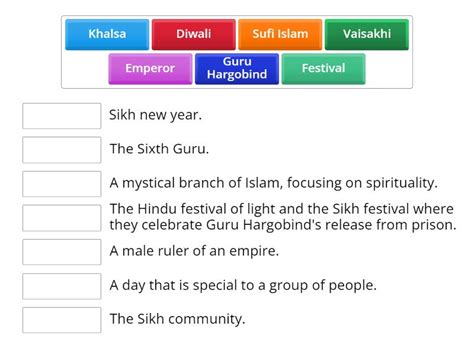 Sikh Festivals Match Up