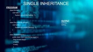 Inheritance In Java PDF Programming Languages Computing