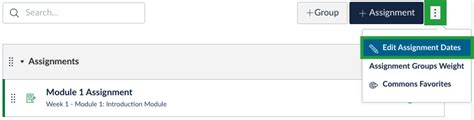 How To Adjust Due Dates And Availability Dates In Canvas Uc San Diego