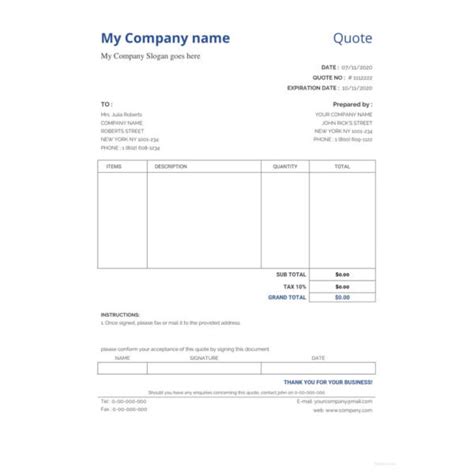 Quotation Templates PDF DOC Excel Free Premium Templates Quotation Templates PDF DOC Excel Free Premium Templates