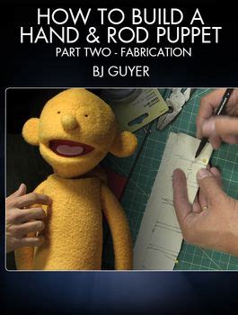 How To Build A Hand Rod Puppet Part Fabrication Puppets Diy