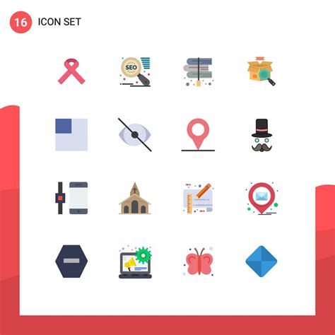 Pack Of 16 Creative Flat Colors Of Scale E Shopping Books Online Search Box Editable Pack Of