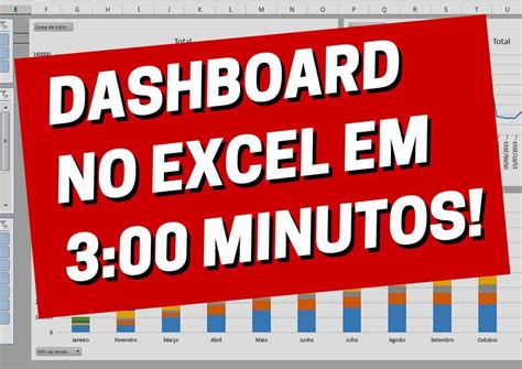 Como Criar Um Dashboard Em 3 Minutos No Excel Veja Nesta Aula Gratuita