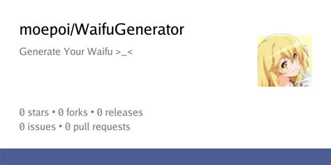 Moepoi Waifugenerator Generate Your Waifu