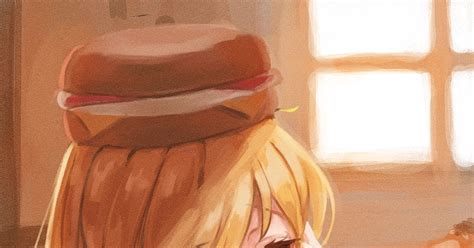 징버거 에그머핀 버거 계란밥のイラスト Pixiv