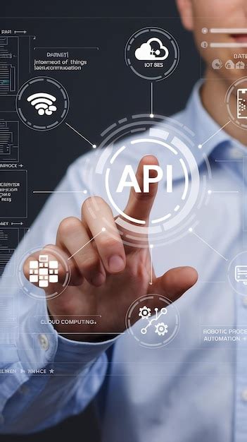 Api Application Programming Interface Connect Services On Internet And Allow Network Data