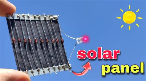دیگه پول برق نده ساخت پنل خورشیدی How To Make A Solar Panel From Black