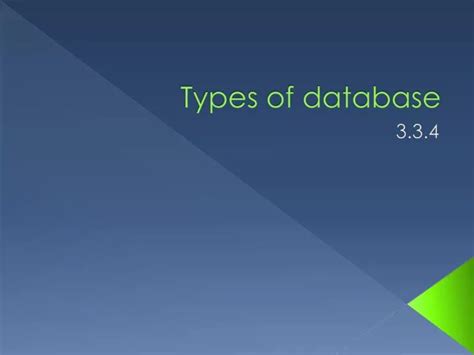 Ppt Types Of Database Powerpoint Presentation Free Download Id2657108