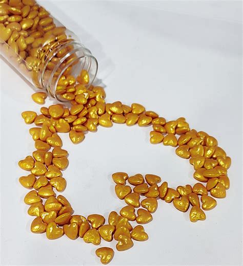 Golden Heart Sprinkle Bakeworld Retails Pvt Ltd