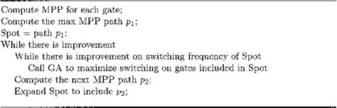 Algorithm For Path Based Heuristic Download Scientific Diagram