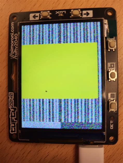 Solved 8 Bit St7789v With Rp2040 · Bodmer Tftespi · Discussion 2129