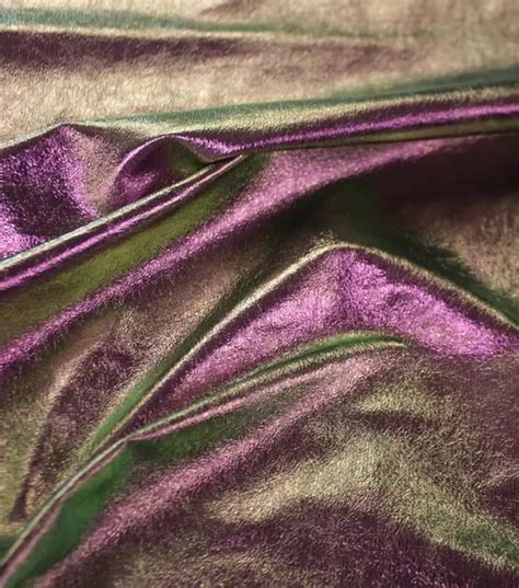 The Witching Hour Textured Oil Slick Purple Green Apparel Fabric