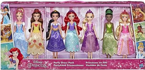 Disney Princess Party Dress Pack Includes Ariel Aurora Belle