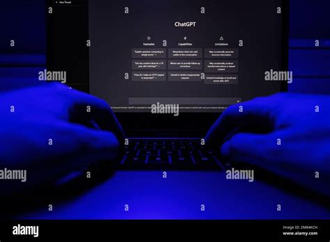 ChatGPT Sur L Ordinateur Chat GPT Est Intelligence Artificielle Ai