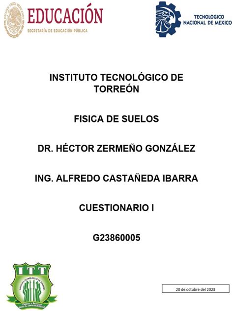 Cuestionario I Zermeño Pdf