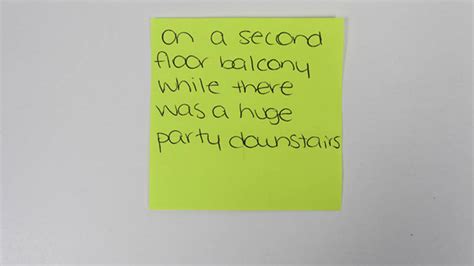 Sticky Note Confessions New Yorkers Share 30 Weird Places Theyve Had Sex