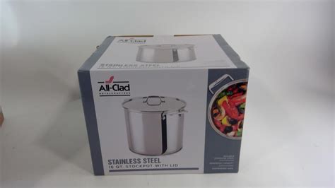 All Clad Covered Stock Pot Property Room
