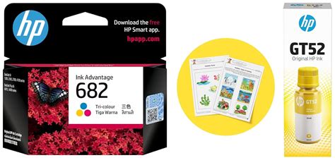 Hp 682 Tri Color Original Ink Cartridge Compatible 2335 23382776