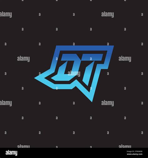 Dt Gaming Logo Stock Vector Images Alamy