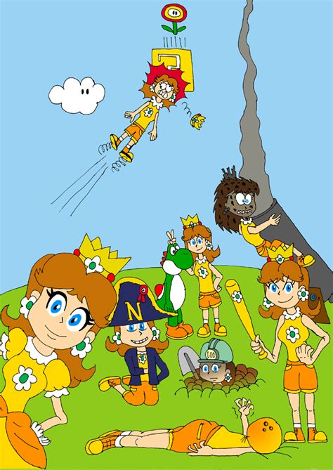 The Yoshi And Daisy Show Back By Zefrenchm On Deviantart