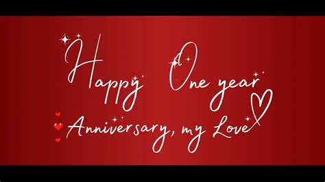 Happy One Year Anniversary Messages