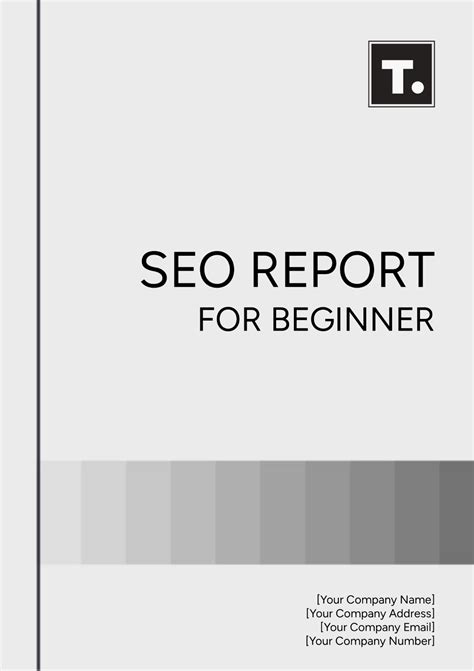Free Seo Report Template To Edit Online