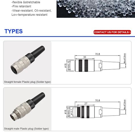 M16 J09 Sensor Waterproof Circular Signal Connector 5 6 8pin C091