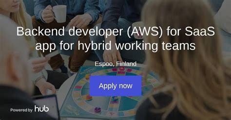 Tuomas Ilola On Linkedin The Hub Backend Developer Aws For Saas App For Hybrid Working Teams