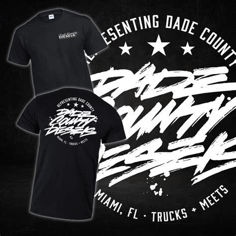 T Shirts Dade County Diesels Truck Club Miami Fl