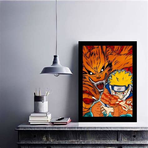 Quadro decorativo Naruto Modo Kurama Naruto Clássico Elo