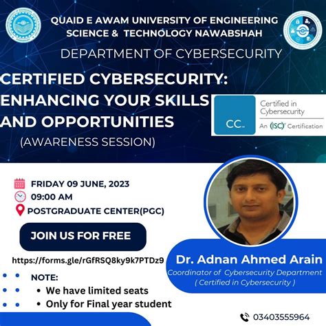 Muhammad Umar On Linkedin Quest Cybersecurity Isc2