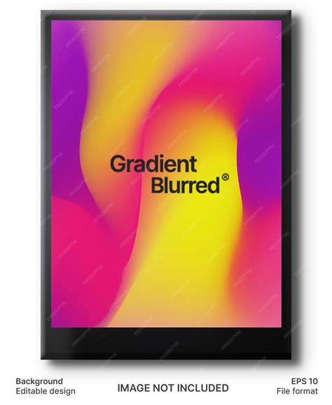 Premium Vector Colorful Mesh Gradient Poster Background
