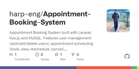 Github Harp Engappointment Booking System Appointment Booking System Built With Laravel Vue